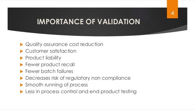 regulatory requirement for validation in pharma industry