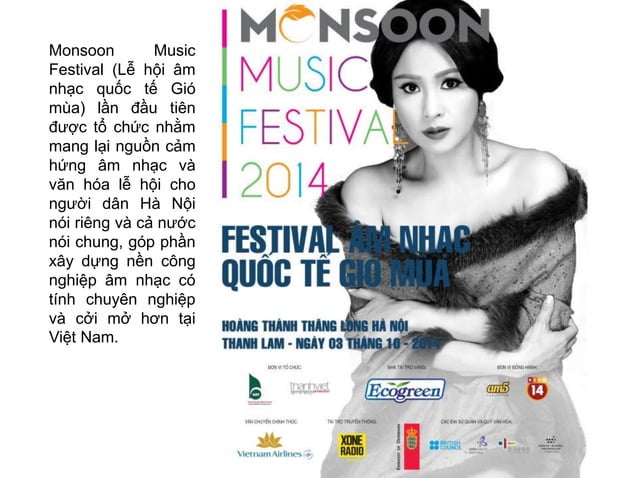 Monsoon Music Festival - Lễ hội âm nhạc quốc tế Gió Mùa 2014 | PPTX