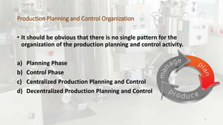 production,planning and control | PPTX