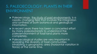 Objectives of paleobotany | PPTX