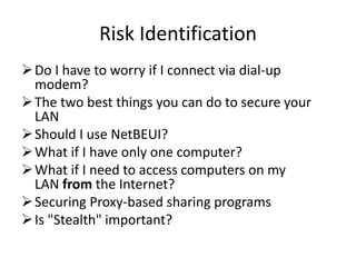 Secure your LAN | PPTX | Computer Networking | Computing