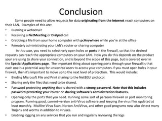 Secure your LAN | PPTX | Computer Networking | Computing