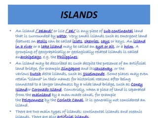 islands | PPT