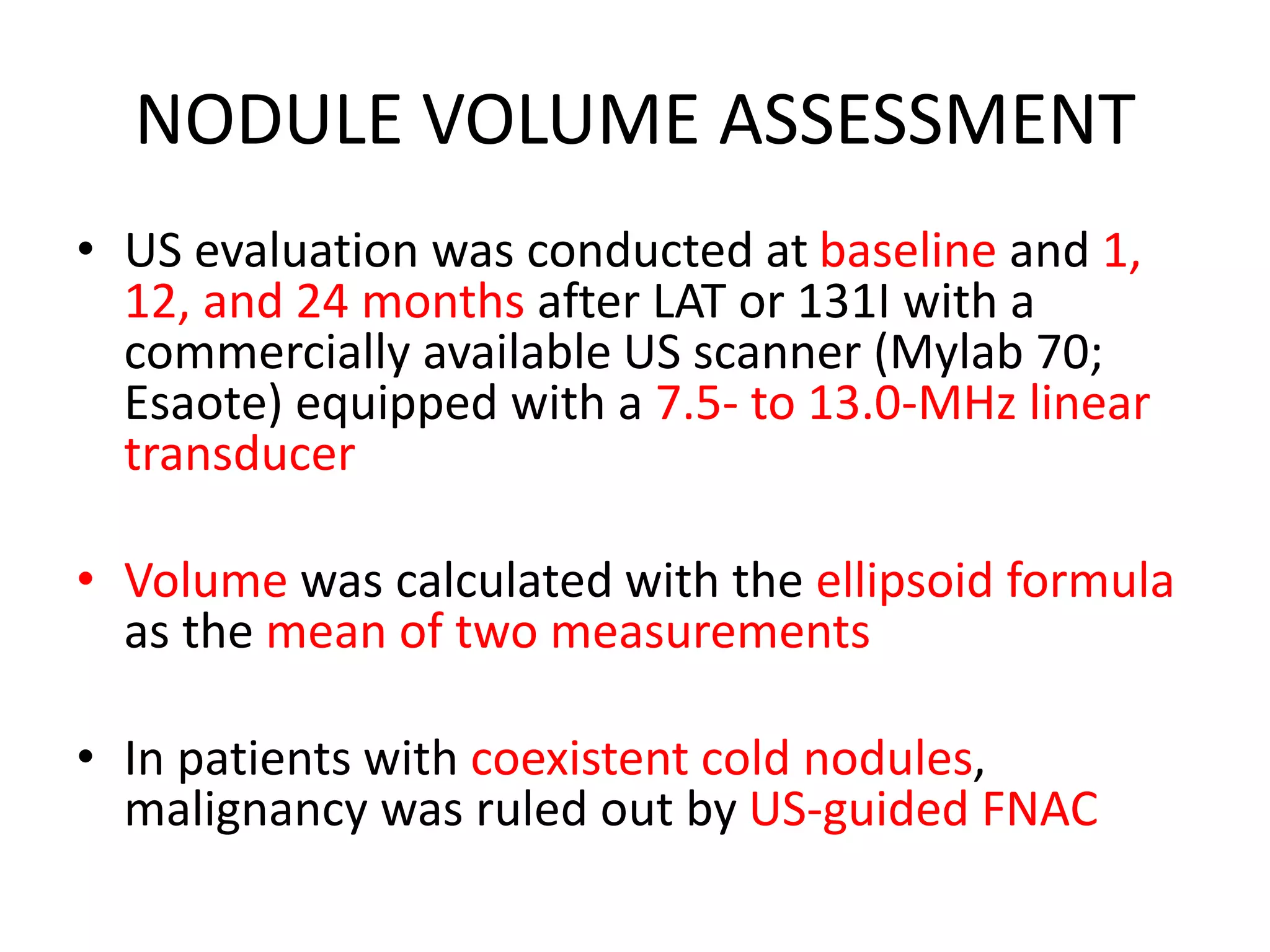 laser ablation vs radioiodine in toxic nodular goiters jcem | PPTX ...
