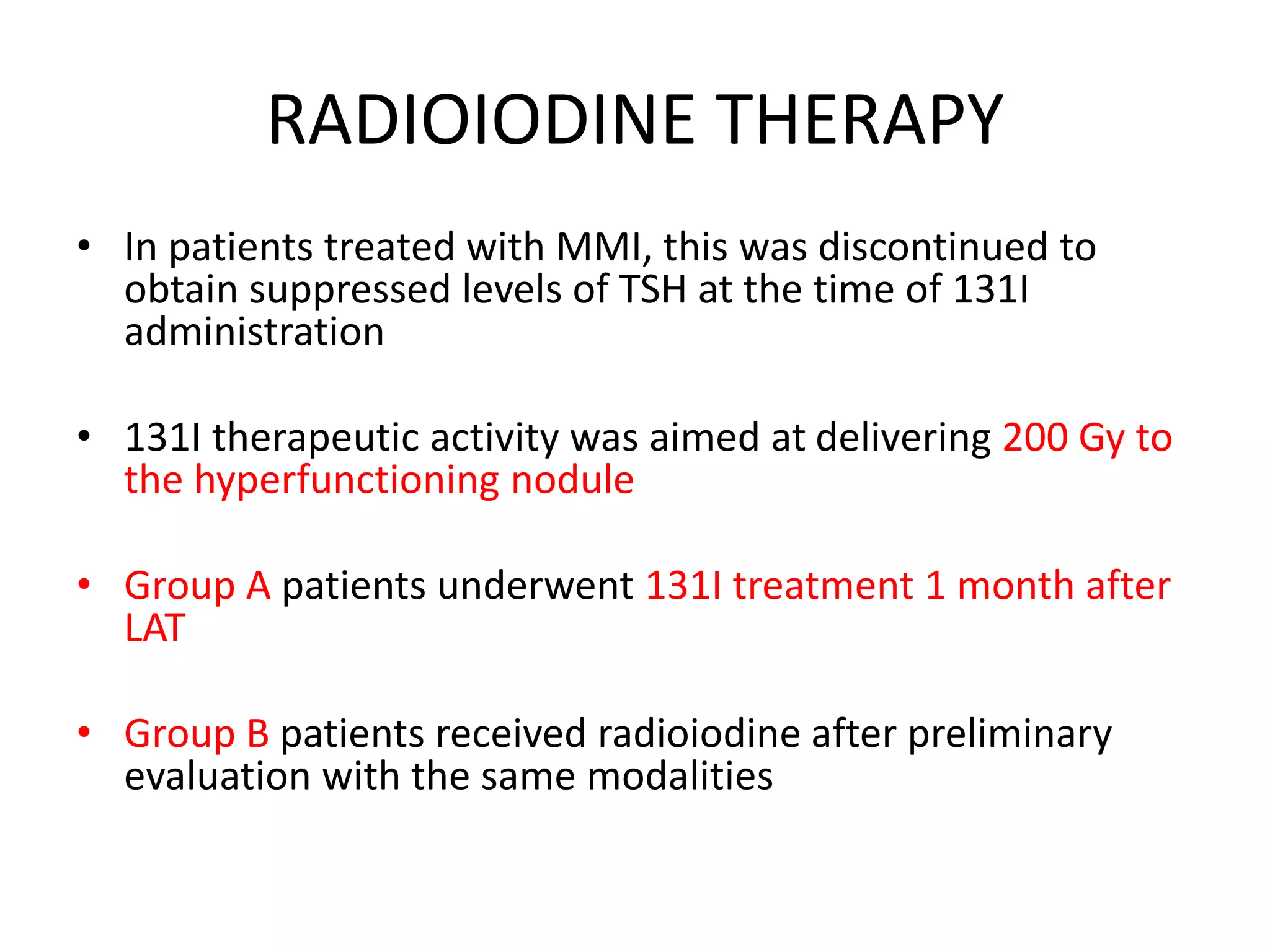 laser ablation vs radioiodine in toxic nodular goiters jcem | PPTX ...
