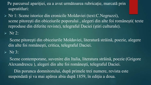 Rolul literaturii in perioada Pasoptista | PPT