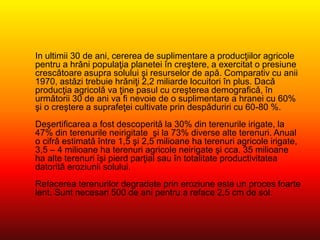 Seceta si desertificare | PPTX