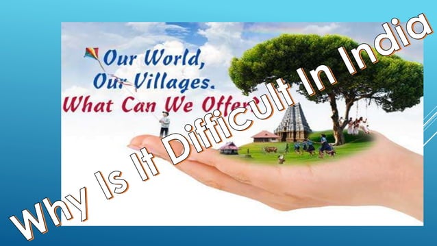 Rural Development In India | PPT