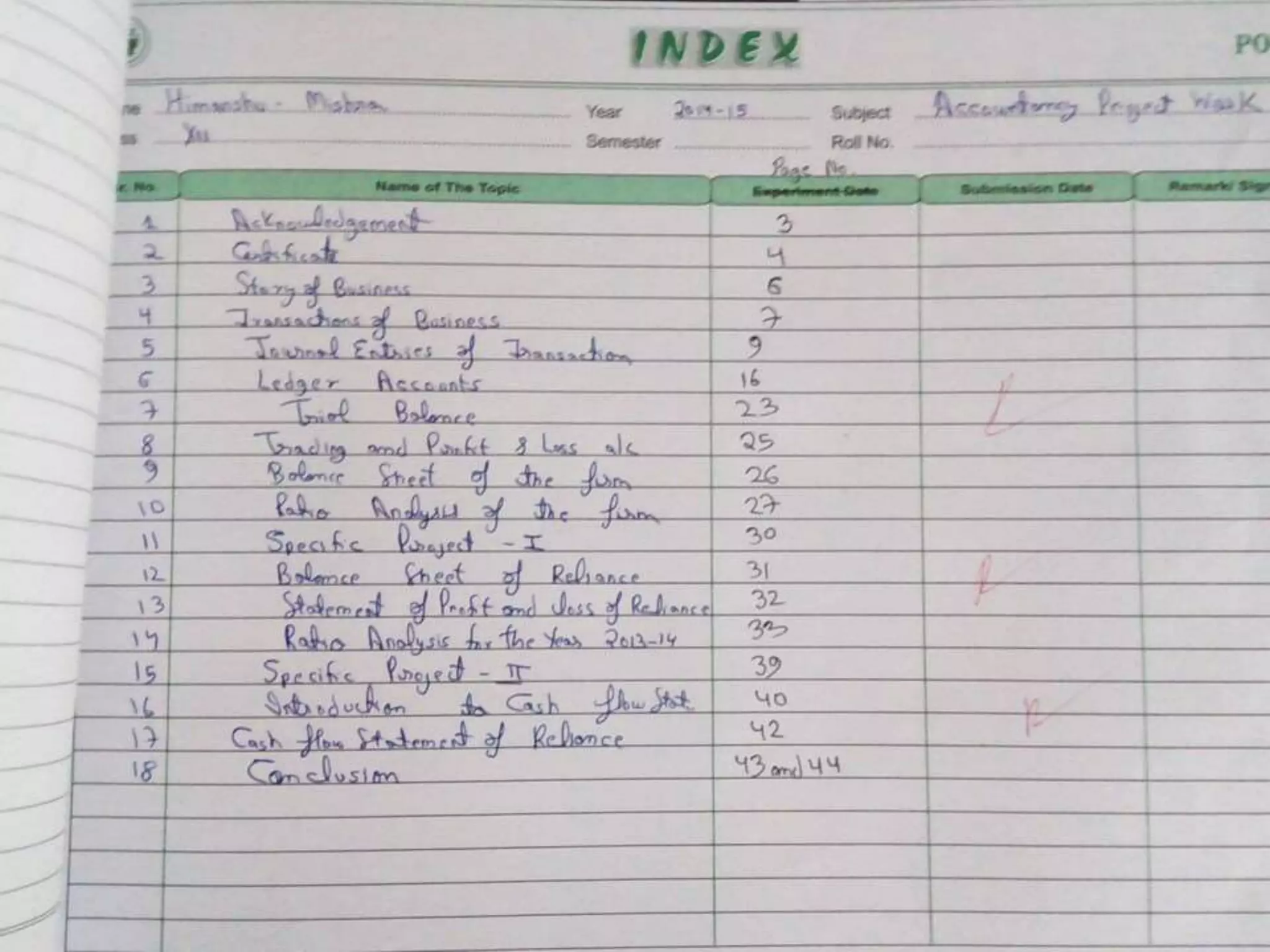 Accountancy 12th class project work(Both Comprehensive and specific) | PPTX