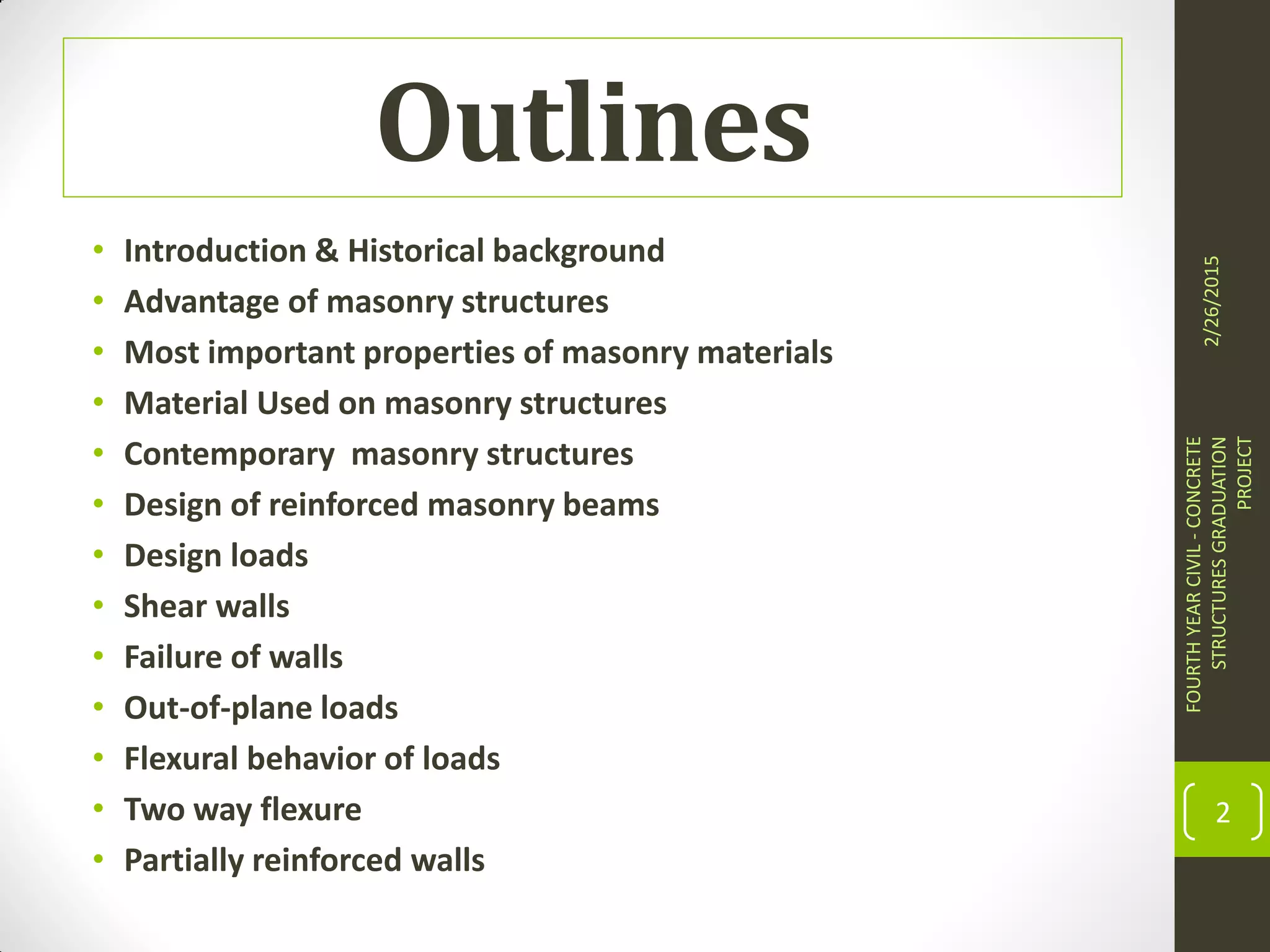 Masonry structures behavior and design | PDF