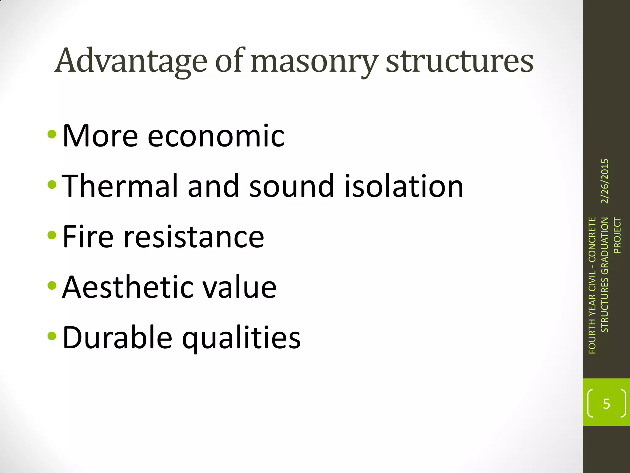 Masonry structures behavior and design | PDF