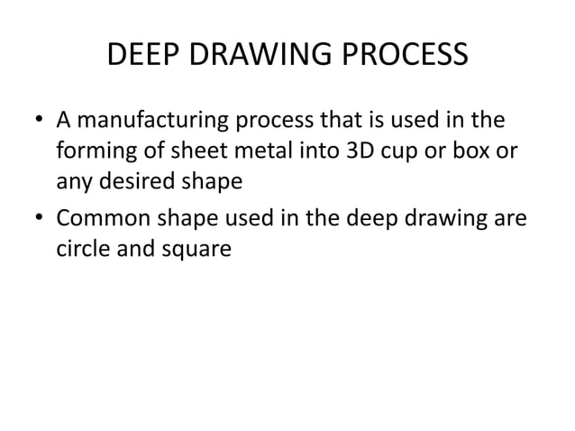 Cold forming process | PPTX | Drawing and Sketching | Arts and Crafts