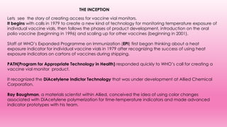 Vaccine Vial Monitor in Detail.. | PPTX