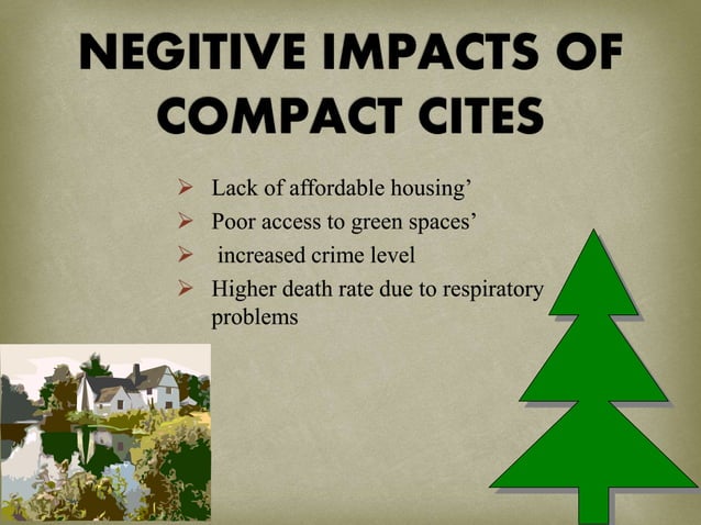 compact cities vs. urban sprawl | PPTX | Land and Farms | Real Estate