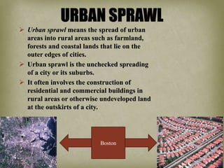 compact cities vs. urban sprawl | PPTX