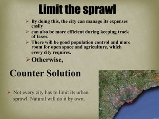 compact cities vs. urban sprawl | PPTX