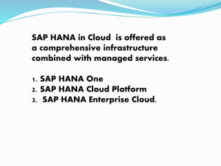 HANA WITH ABAP OVERVIEW | PPTX