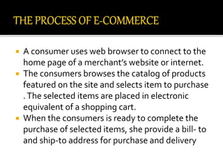 PPT FOR MCA E- COMMERCE | PPTX