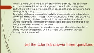 Origin of life | PPT