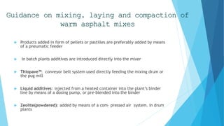 Warm Mix Asphalt Pavement Design | PPTX