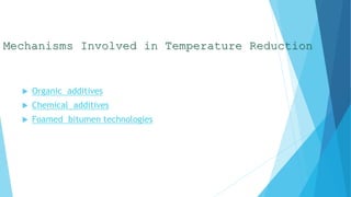 Warm Mix Asphalt Pavement Design | PPTX
