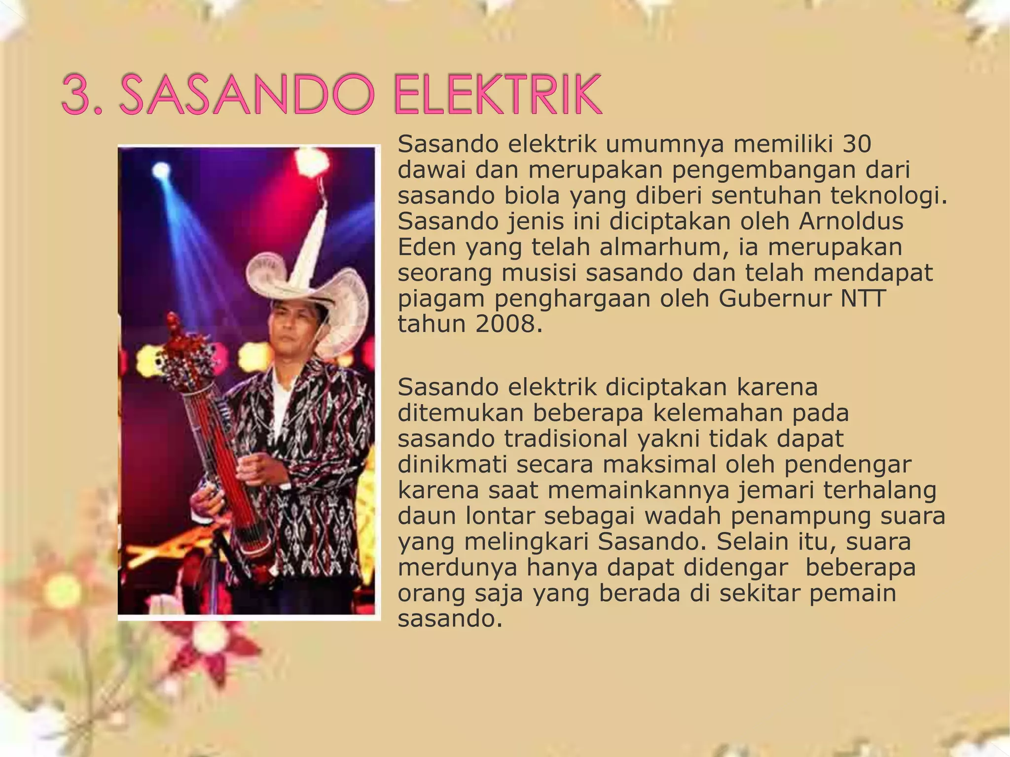 Alat Musik Tradisional Sasando | PPTX