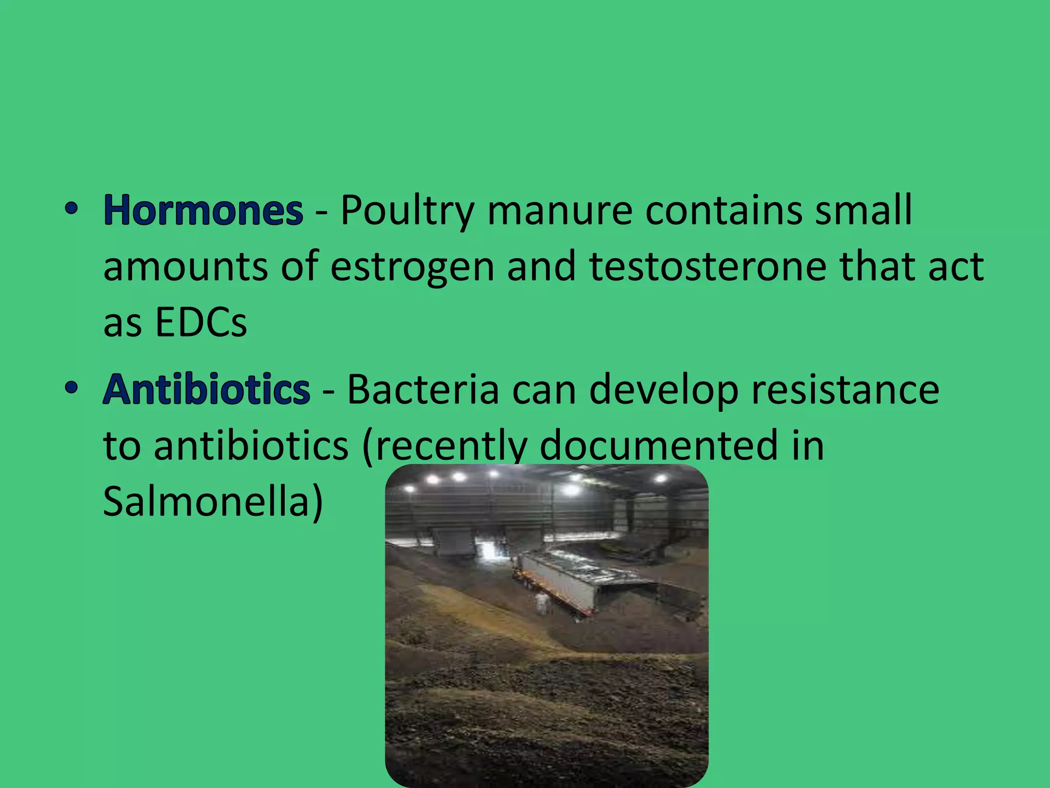 Environmental concers associated with poultry manure and it's ...