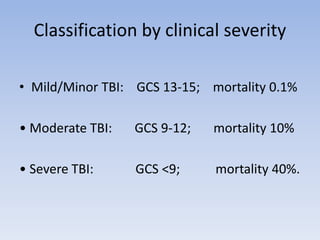 evaluation of patient with head trauma | PPTX | Death, Injury, or ...