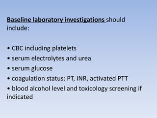 evaluation of patient with head trauma | PPTX