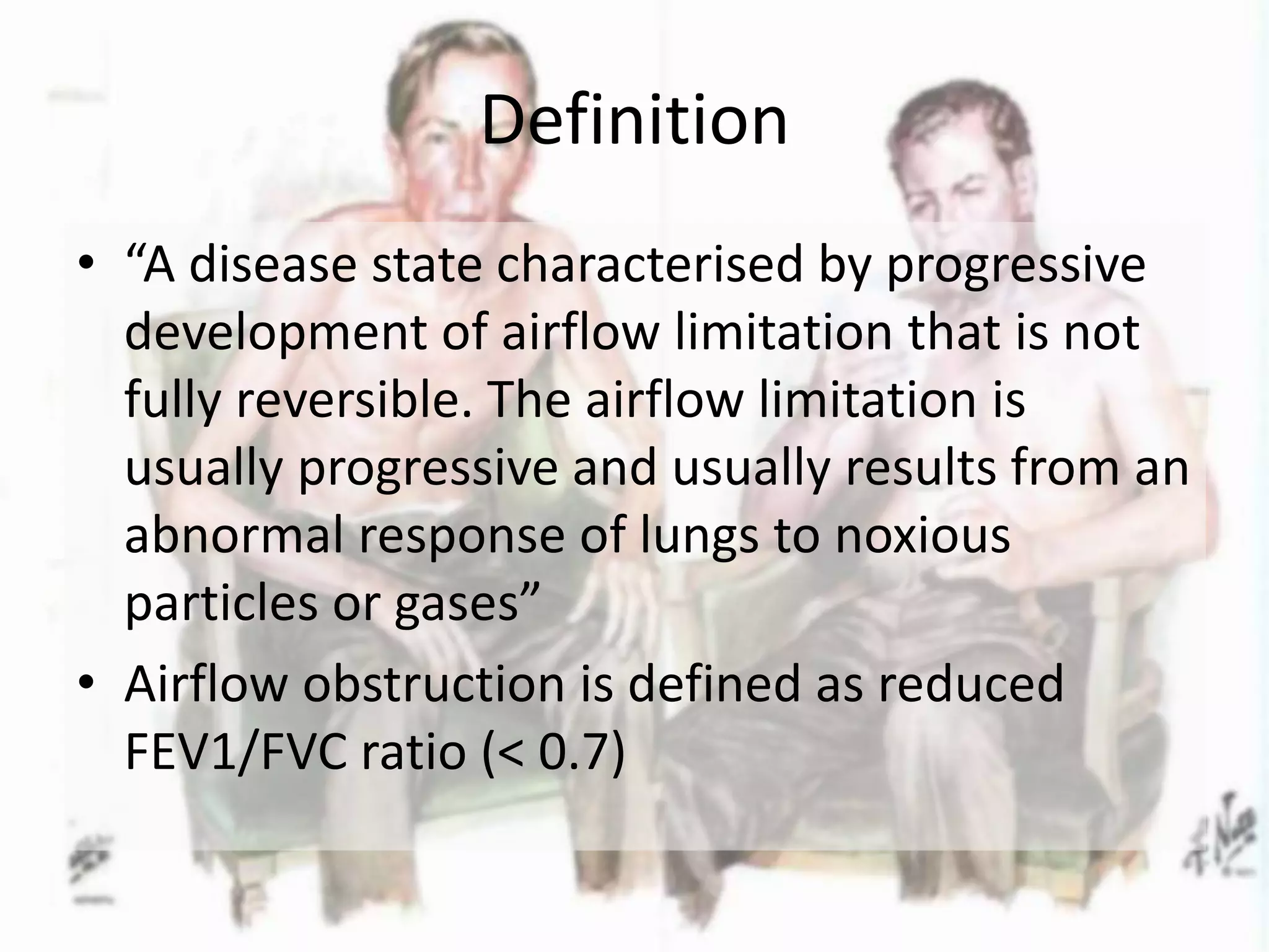 aetiology and pathogenesis of chronic obstructive lung disease | PPTX