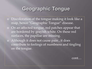 Tongue basics | PPTX