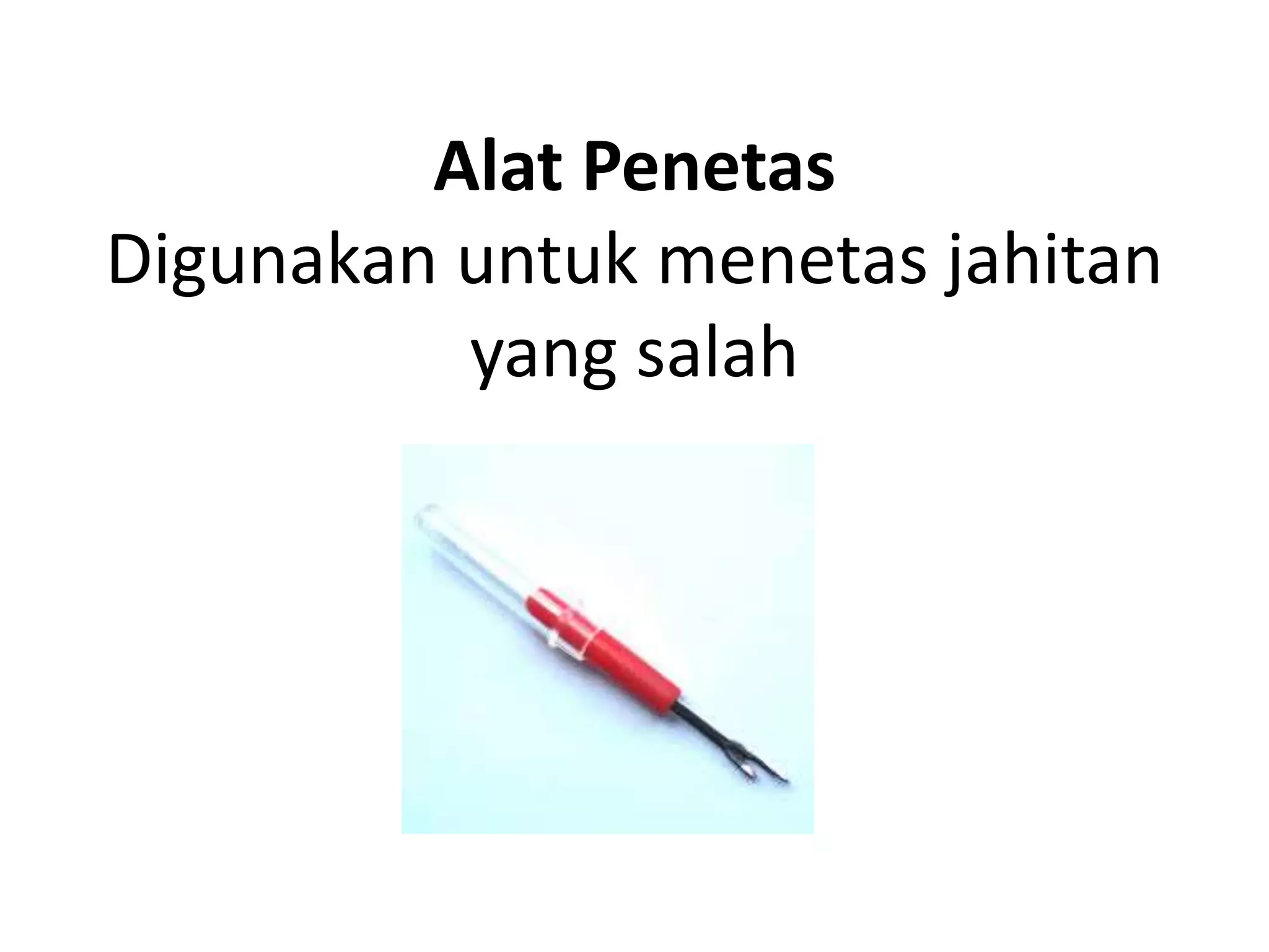 alat jahitan | PPTX