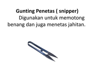 alat jahitan | PPT