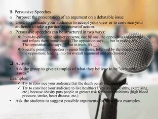 English For Public Speaking/English For Specific Purpose | PPT