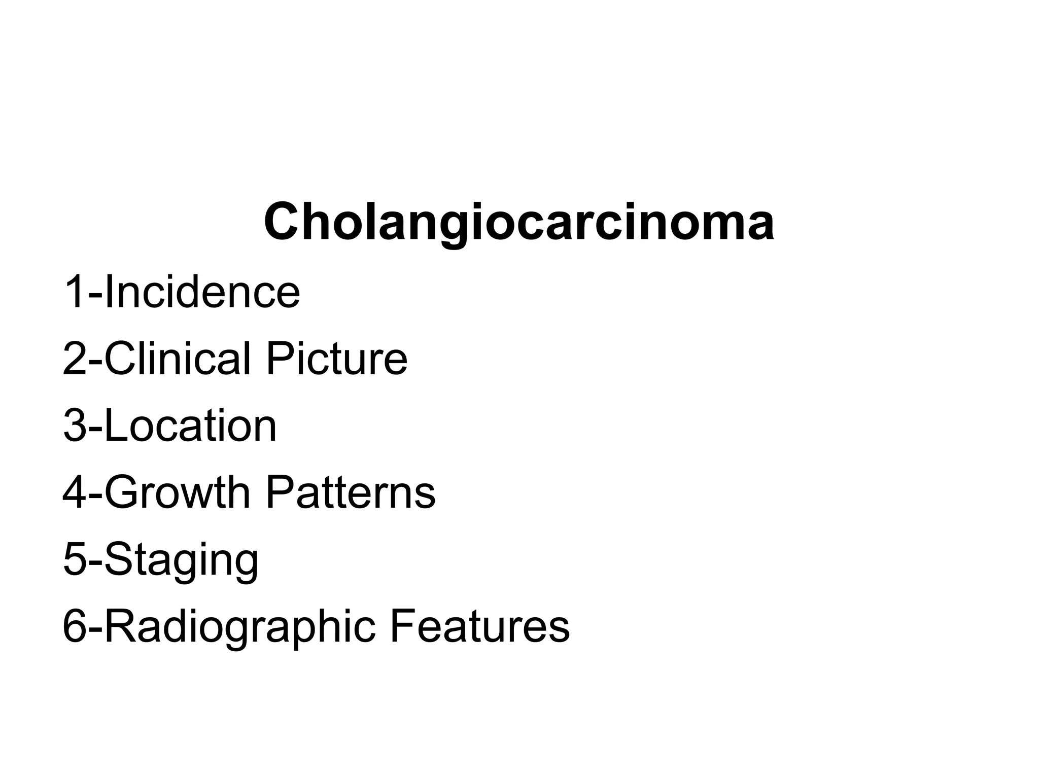 Diagnostic Imaging of Cholangiocarcinoma | PPT