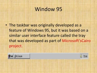 desktop startmenu task bar | PPTX
