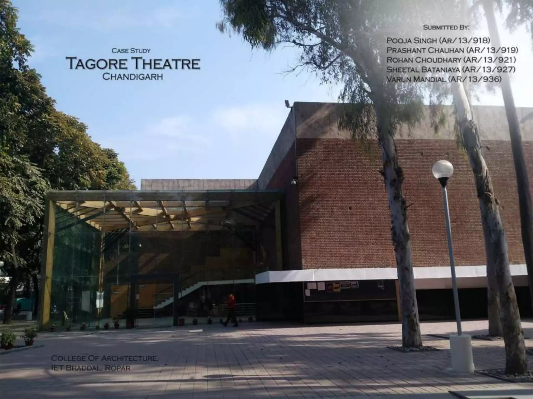 Tagore Theater case study | PPTX