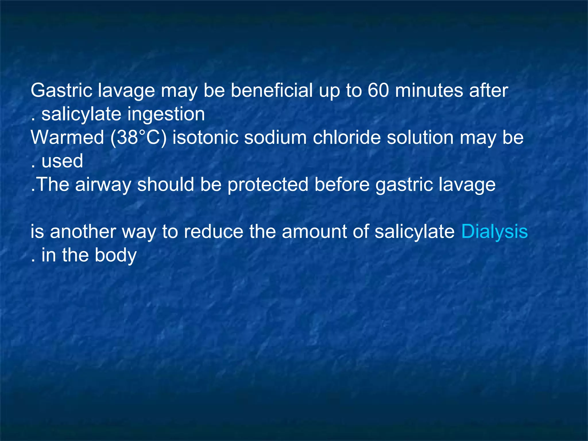Aspirin poisoning | PPT