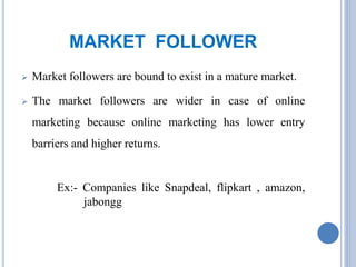 competitive strategies of markets followers | PPTX