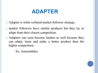 competitive strategies of markets followers | PPTX