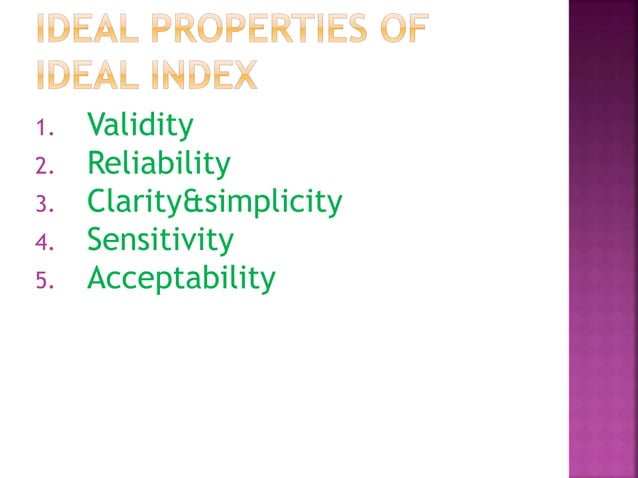 dental caries index | PPTX