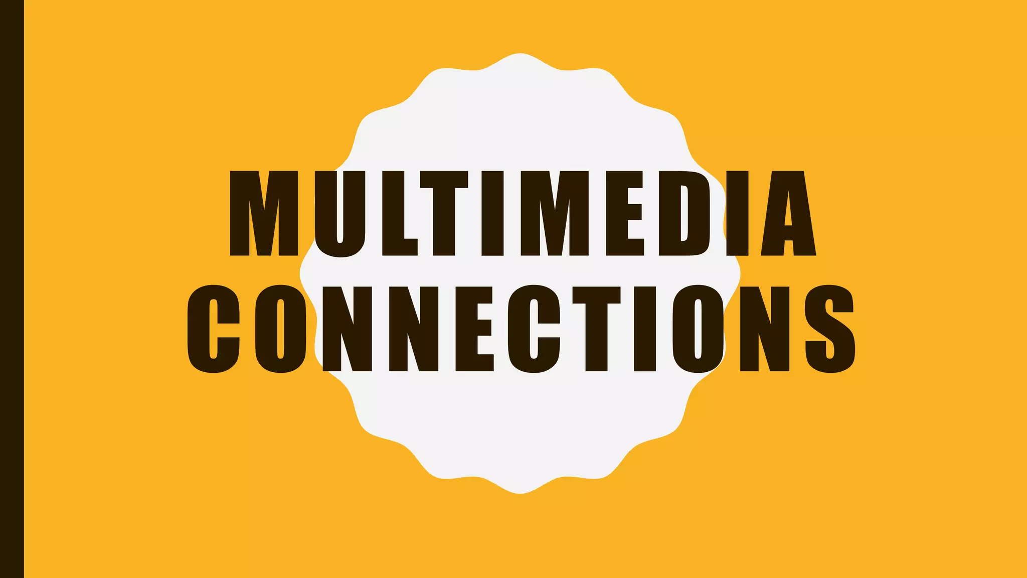 Multimedia connections ALC203 | PPT