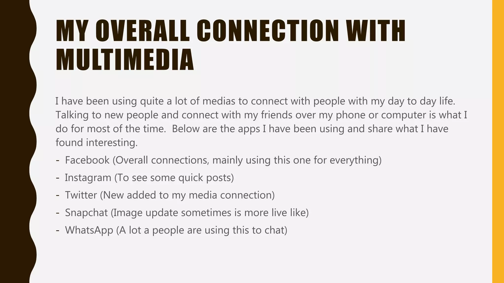 Multimedia connections ALC203 | PPT
