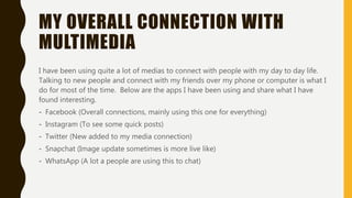 Multimedia connections ALC203 | PPT