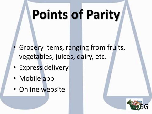 One Stop Grocery: Marketing Plan | PPT