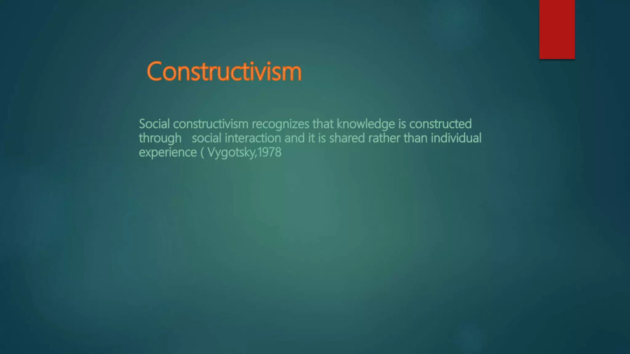 Constructivism | PPTX