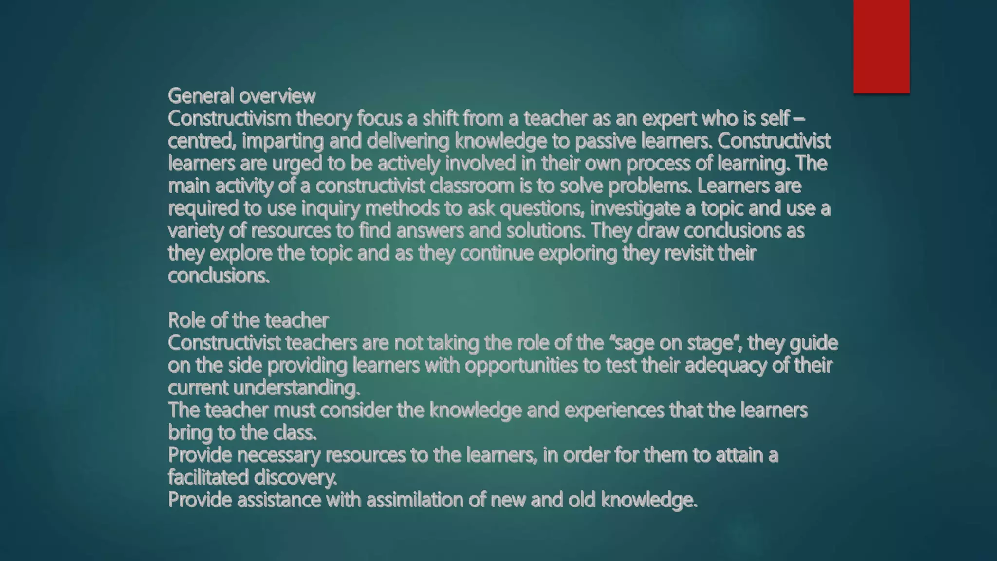 Constructivism | PPTX