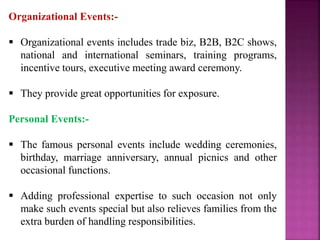 Understanding event and its types | PPTX