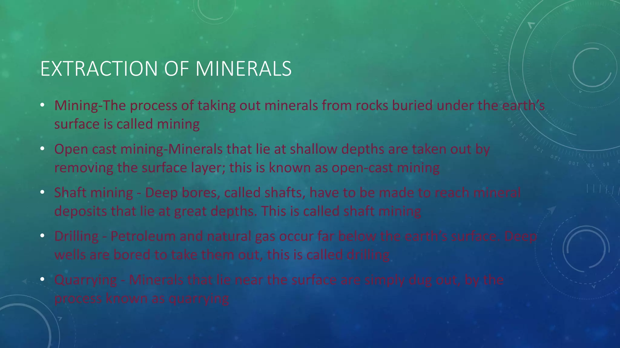 minerals and power resources ppt | PPTX