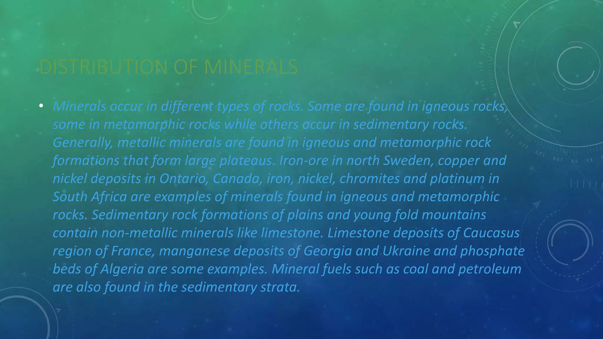 minerals and power resources ppt | PPTX